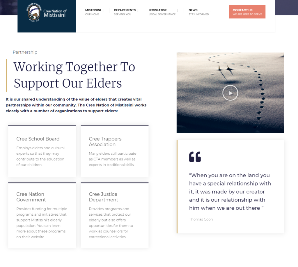 Start — Cree Nation of Mistissini